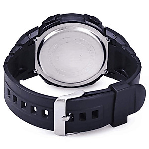 SKMEI Mens Digital Watches Waterproof LED Backlight Large Number Display Multifunction Sport Wristwatch