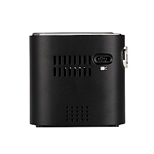 SeiyaX Mini Portable Projector - Support LED DLP Built-in Touch pad and Screen Sharing with Android OS WiFi 2.4G/5G Bluetooth HDMI, USB - Compatible with iPhone iPad, Android Phones Black