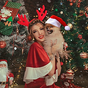 TopTie 6 PCS Pig Animals Ears Headband, Halloween Decorations for Adult & Kid, Costume Hair Hoop Party Favors