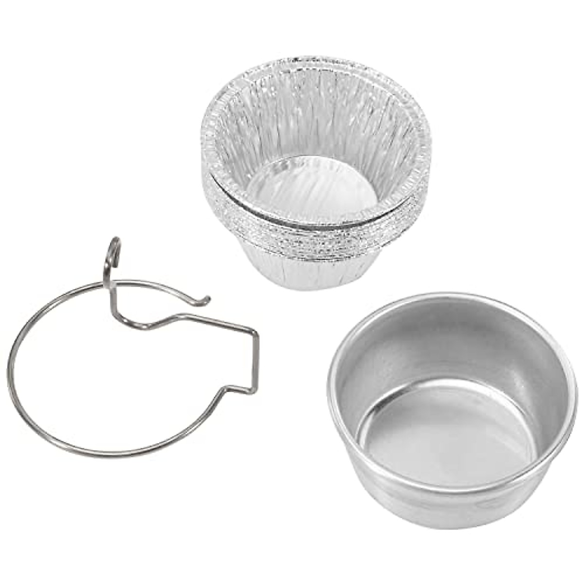 Grease Cup with Clip for Char-Broil Outdoor Grills, Replacement for Masterbuilt 30-inch Propane Smoker, Come with Aluminum Drip Cups(10 Pack)