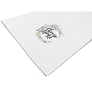 Choose Joy Towels Kitchen Towels Dish Towels Hand Towels,Floral Wreath Farmhouse Towels for Kitchen Bathroom,Gifts for Teens Girls Sisters Women,Housewarming Gifts