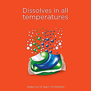 Tide PODS, Liquid Laundry Detergent Pacs, April Fresh, 104-count