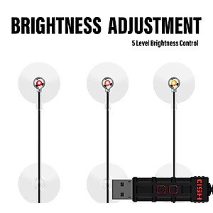 PRO Color and Brightness Control Dot LED Aim Assist Mod for Gaming TV Compatible with Xbox, Playstation, Nintendo and PC - Works with All Shooter Video Games and FPS or TPS