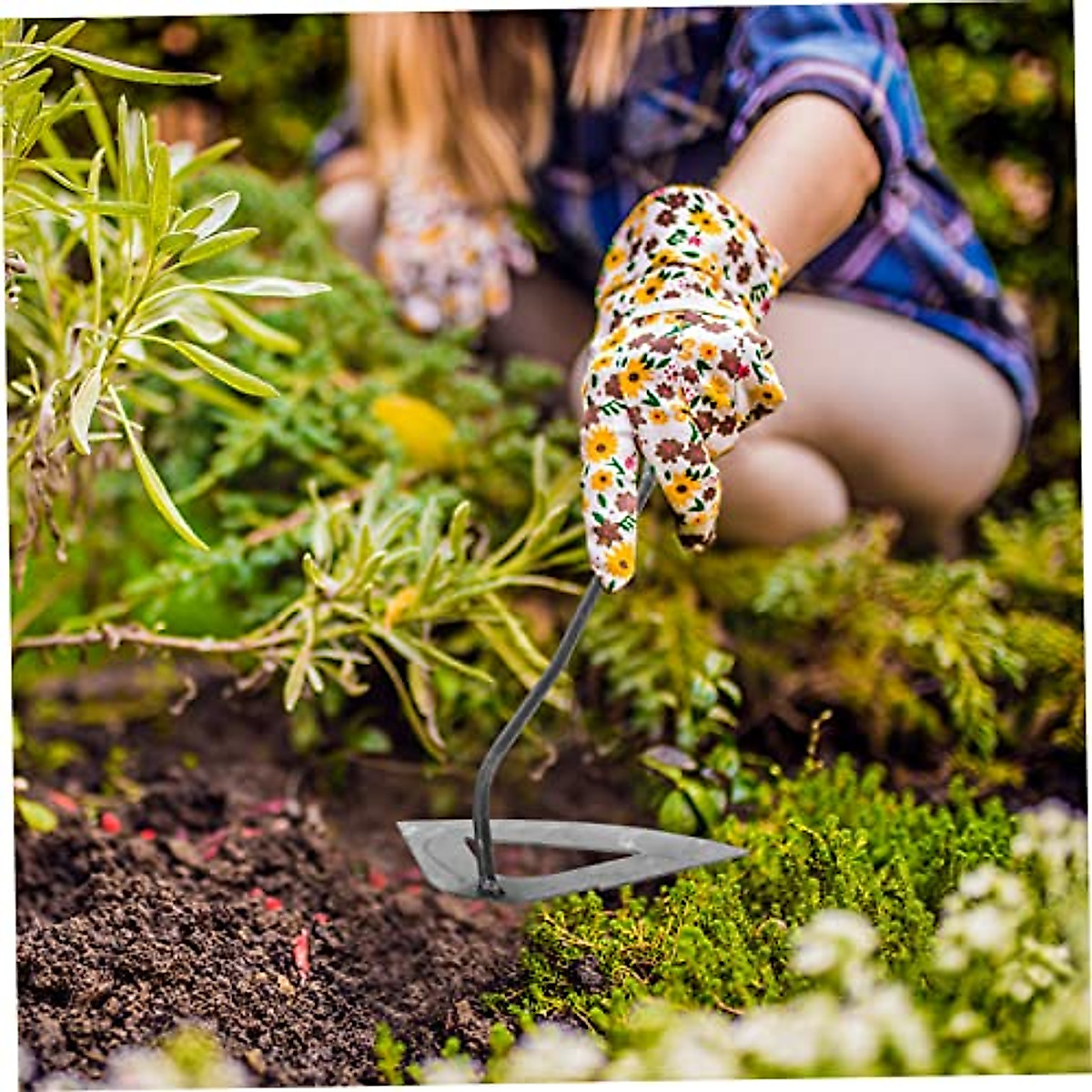 GANAZONO 1pc Puller Portable Accessories Shovel Moving Outdoor Rake Backing Casrt Women Weeder Process Soil- Forging Planting Tool Garden Iron Multipurpose Snow Loosening Weeding Gifts