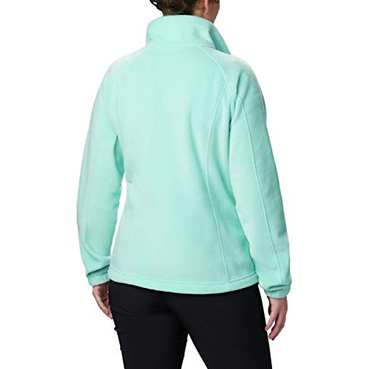 Columbia Women's Benton Springs Full Zip, Aquarium, Small