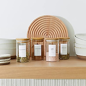SAVVY & SORTED Minimalist Spice Labels for Spice Jars | 146 Spice Jar Labels Stickers for Containers | Spice Labels Stickers Preprinted | Spice Organizing Labels Herb Seasoning Kitchen Pantry Labels