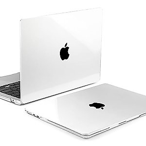 Batianda Compatible with New MacBook Air 15 inch Case 2024 M3 M2 Chip Model A3114/A2941, Hard Shell Case with Screen Protector TPU Keyboard Cover and OTG adapter, Crystal Clear