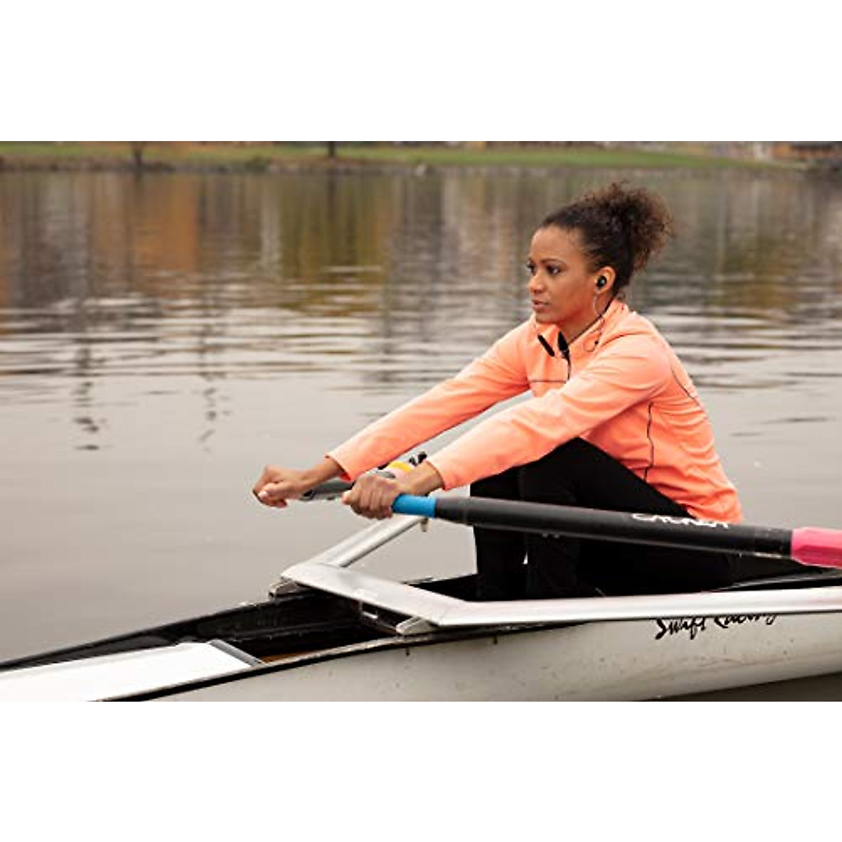 PHILIPS ActionFit SN503 Wireless Bluetooth Earphones with Heart Rate Monitoring and IPX5 (TASN503BK)