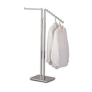 SSWBasics 2 Way Clothes Rack with One Straight Arm