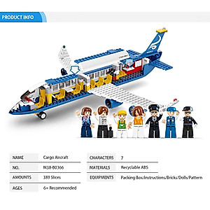 Sluban Aviation Blocks Plane Bricks Toy-Airbus (M38-B0366), 463 pieces