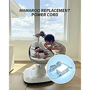12V 3A for Mamaroo Replacement Power Cord for 4moms mamaroo 2/4, for mamaroo 2015 Infant Seat, for Rockaroo Baby Swing(UL Listed)