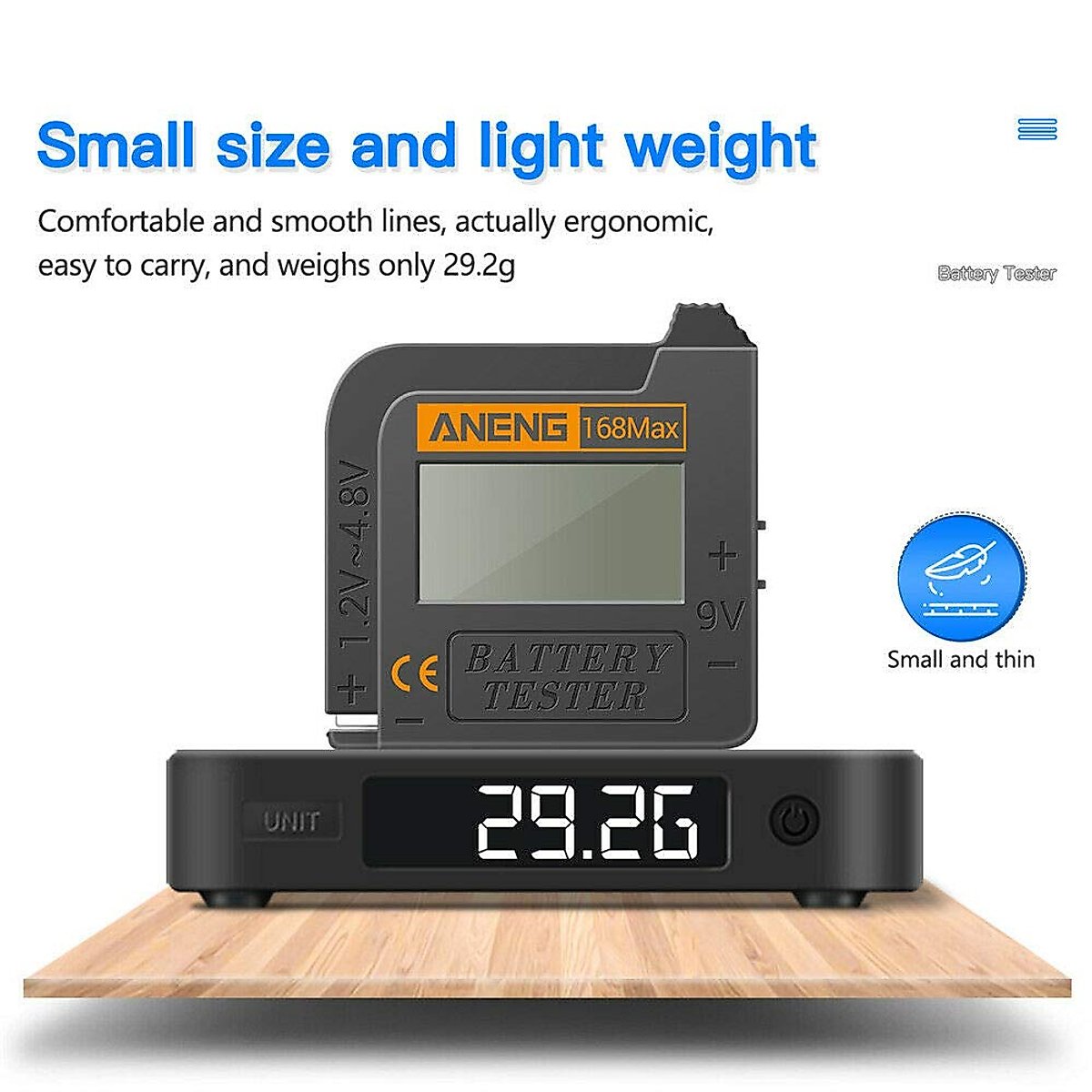 New Generation Universal Digital LCD Battery Tester for AA AAA C D 9V Button Cell