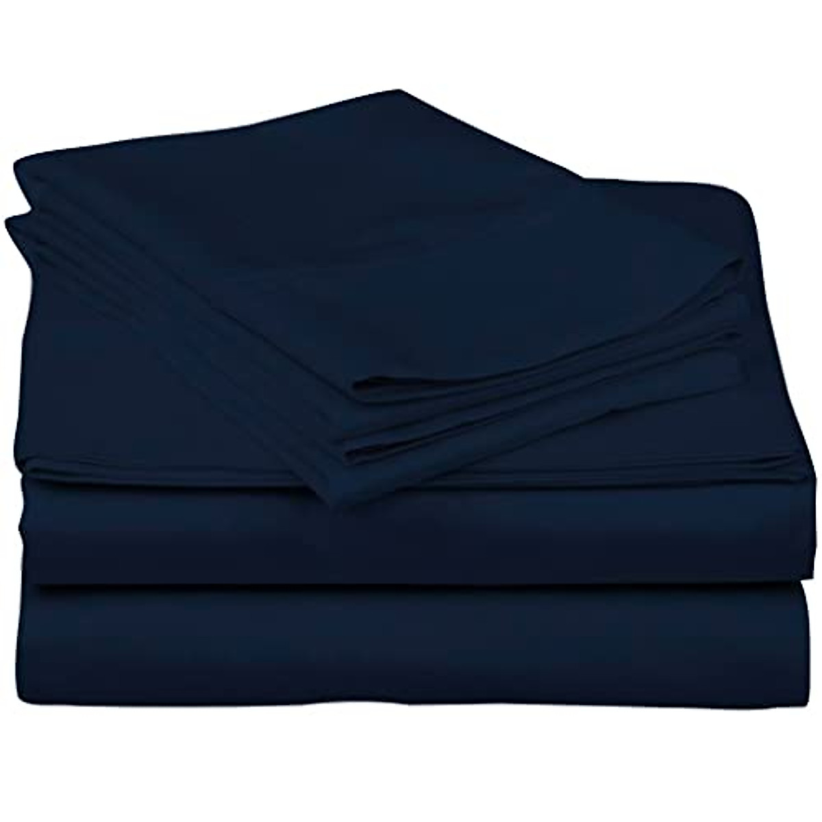 DG Beddings 6 Piece Bedding Sheet Set Full Size 8 Deep Pocket Bed Sheets (Navy) 1000 Thread Count, 100% Egyptian Cotton