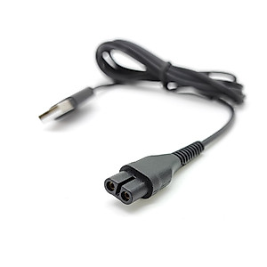 JIUJOJA USB Shaver Charger Cable Power Cord 5V to 4.3V Replacement for Philips A00390 Shaver series 1000/series 500/RQ312/S100/S510/QP2520/XA913/XA2029/QG3330/Trimmers QT4000/QT4010
