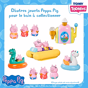 Toomies Peppa Pig Bubble Ice Cream Maker Bubble Bath Toy - Toddler Bath Toys Bubble Maker - Peppa Pig Toy with Foam-Producing Pump Action - Ages 18 Months and Up