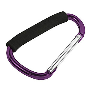 SE Assorted Color Jumbo Aluminum Carabiners (12 PC.) - 1297A-12