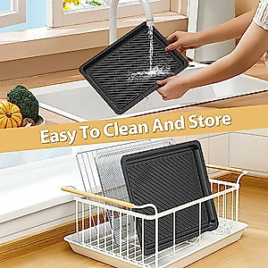 LifePlus Toaster Oven, 12-In-1 Convection Oven Countertop with Stainless Steel, 1700W Air Fryer Combo for Pizza Bread Grill, etc. 8 Gallon Capacity, Includes 6 Accessories