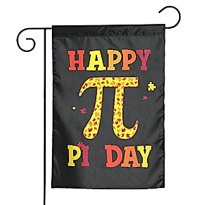 Funny Mathematical Happy Pi Day Garden Flag Perfect Decoration Yard 12x18 Inch Double Sided Outdoor Decoration Party Farmhouse Décor Banner