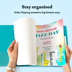 3 Ring Binder Dividers with Tabs - (20 Sets) x 5 Tab Dividers for 3 Ring Binders - White - Binder Dividers with Tabs - Dividers for 3 Ring Binder - Tab Dividers - Binder Tabs // Paper Plan