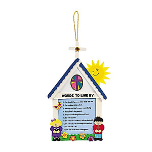 10 Commandments For Kids Craft Kit - Makes 12 - Religious Crafts & Bible Story Crafts