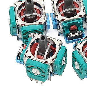5Pcs Replacement Joystick for ps5, New Analog Stick for ps5, Compact and Precise Gamepad 3D Joystick, Wheel Thumb Sticks Joystick Rocker Module Replacement for ps5