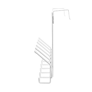 Spectrum Diversified Over the Door Coat Rack, 6-Hook, White
