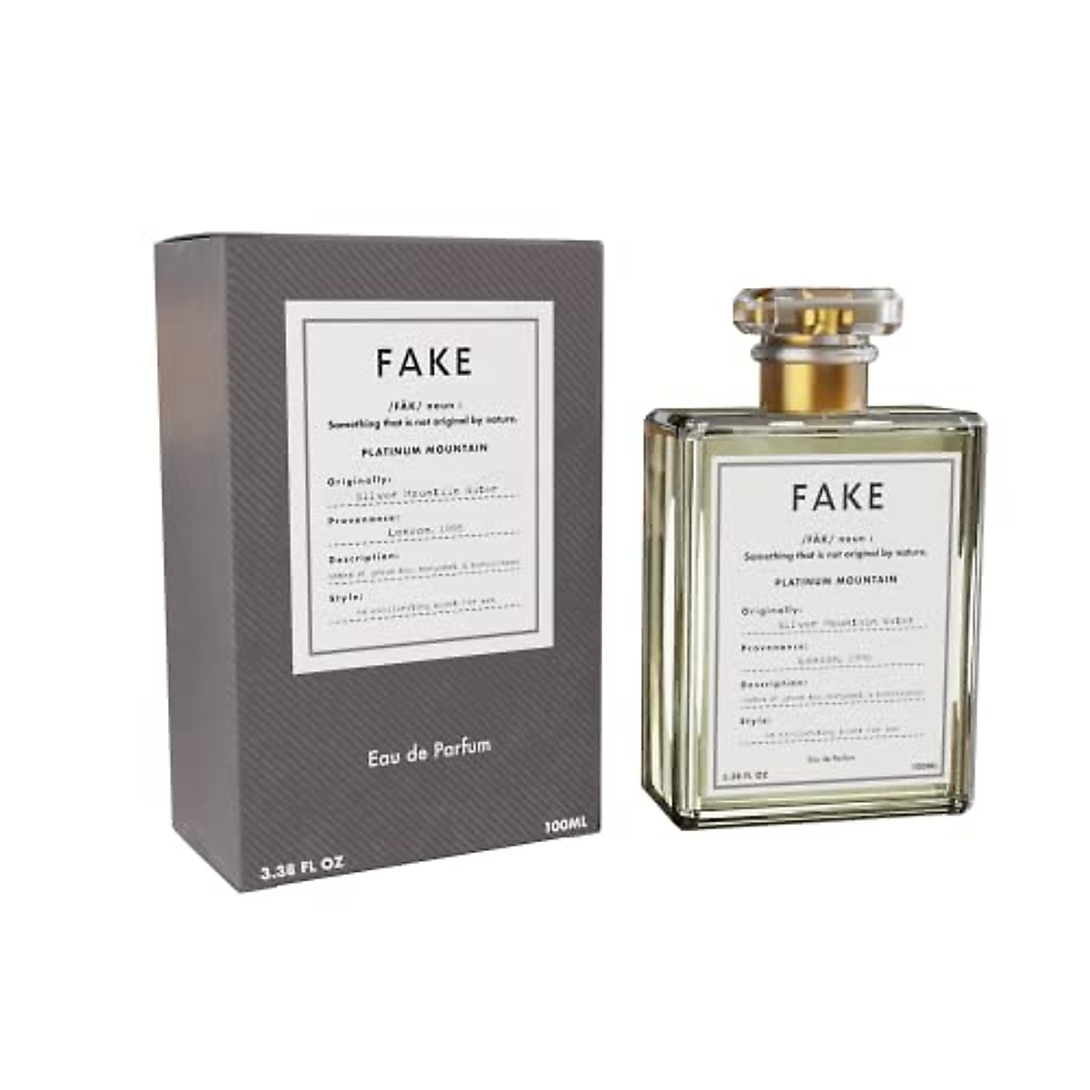 Fragrance Inspired by Silver Mountain Water 3.4oz Men's Cologne | Almost an Exact Clone | 3.4oz Eau de Parfum | Robust Masculine Crisp Clean Scent with a Woodsy Backbone | Unisex Fragrance is Addictive!