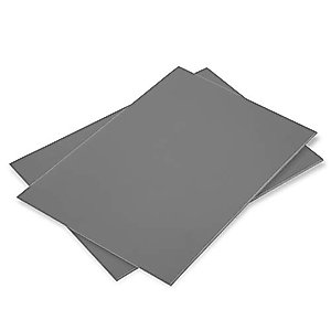 Falling in Art Soft Linoleum Carving Block, Linocut Block for Printmaking, 8 Inches by 10 Inches, Gray, 2-Pack
