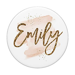 Emily Girls Name Gift Trendy Modern Teen Tween Ladies PopSockets PopGrip: Swappable Grip for Phones & Tablets