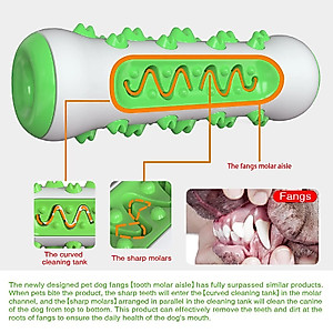 Bnineteenteam Teething Stick Dog Toy, Soothing Chew Toy Dog Dental Chew Toy Dental Chew Toy for Dogs Teeth Cleaner Doggy Brushing Sticks (Gray Green)