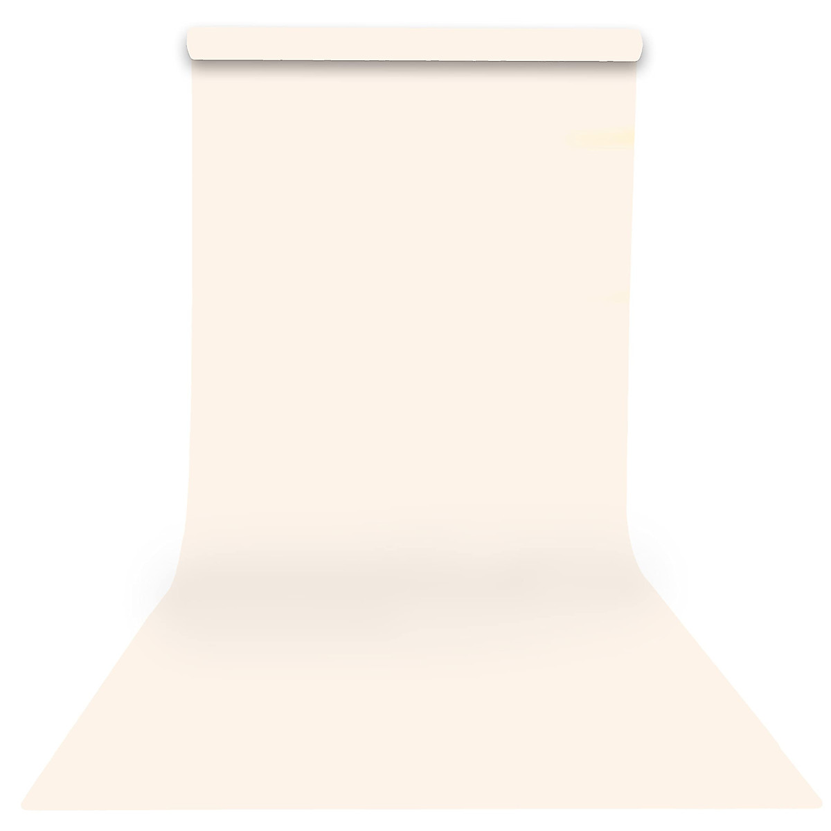 Yizhily Seamless Photogrphy Background Paper, Paper Backdrop Roll for Photoshoot, 53" x16', Ivorine, Egg Nog