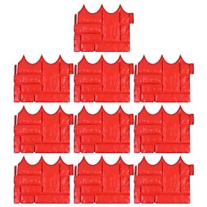DOITOOL 10pcs Lawn Edging Lawn Border Fence Plant Border Garden Fence