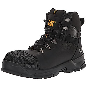 Caterpillar Men's Accomplice Steel Toe Waterproof Construction Boot, Black, 10.5