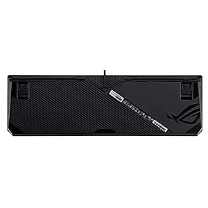 ASUS RGB Mechanical Gaming Keyboard - ROG Strix Scope Deluxe | Cherry MX Silent Red Switches | 2X Wider Ctrl Key for FPS Precision | Gaming Keyboard for PC