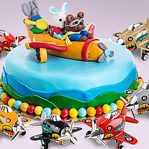 ArtCreativity Diecast Skyshark Planes with Pullback Mechanism, Set of 3, Diecast Metal Jet Plane Toys for Boys, Pull Back Airplane Party Favors, Goodie Bag Fillers for Kids