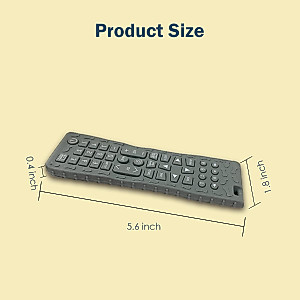 2Pack Silicone Baby Teething Toys, Soft Chew Toys with TV Remote Control Shape, Teether Early Educational Sensory Toy for Babies 3-12 Months Boys or Girls(Grey+White)