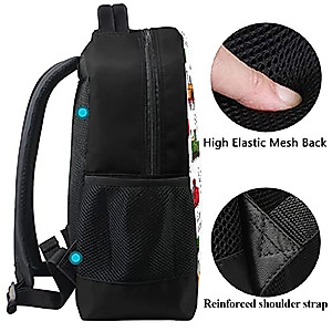 ZZXXB Steam Trains Casual Backpack Waterproof Travel Daypack Children School Bag