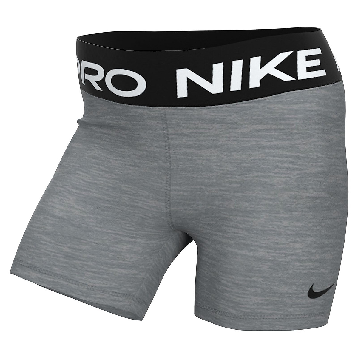 Nike Women's Pro 365 3inch Shorts, Smoke Grey/Heather/Black/Black, Large
