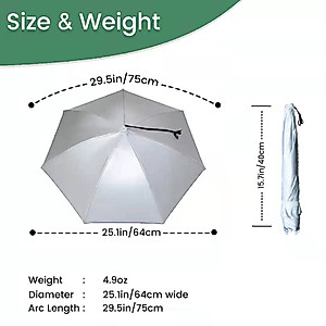 Fishing Umbrella Hats Gardening Folding Umbrella Hat HeadwearSun Rain Cap Adjustable Multifunction Outdoor Headwear
