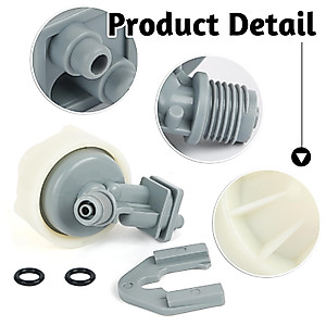 New Water Softener Nozzle and Venturi Assembly 7253808 Replacement, Compatible with EcoWater, North Star, Sears, GE Replaces 7187065, 7165704, 7214969, 7253808, WS15X10027, 7238450