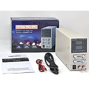 Tekpower TP3005N Regulated DC Variable Power Supply, 0-30V at 0-5A