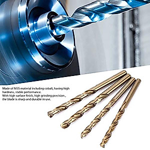 M35 Cobalt Drill Bit Set, 1.0-8.0mm 74pcs HSS-CO Twist Drill Bits High Speed Steel Metal Drill Bits for Hardened Metal, Cast Iron, Stainless Steel, Plastic and Wood