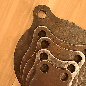 1/2" Thick AR500 Steel Shooting Targets 3" 4" 5" 6" 8" Gong Set