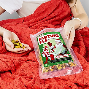 Farting Elf Gourmet Trail Mix - Christmas Gag Gifts Adults Funny Secret Santa Gifts for Adults Mens Food Gift, Elf Gifts for Men Christmas Wish
