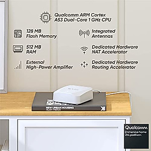 Wyze AX3000 Dual-Band Wi-Fi 6 Mesh Router System, Covers up to 3000 Sq. Ft, 100+ Devices, Replaces Router and Extender, Supports Wired Backhaul, 2x 1 Gbps Ports per router - 2 Pack