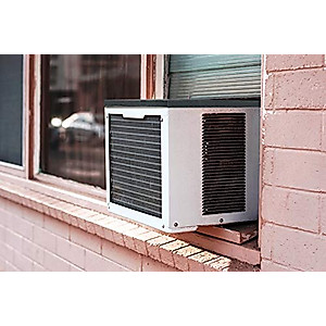 Goodhoily Air Conditioner Drip Cushion Black 24" x 19 5/10" x 4/5" & AC Rain Cover with Holds Strong Magnetic Backing for Window AC Units Stops Cushion Moving,Stops The Noise from Raining