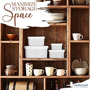 4 Pack Clear Nesting Silicone Food Storage Containers with Lids, Eco-Friendly, Reusable Silicone Food & Home Storage Containers (44oz, 23.7oz, 10oz, 3.4oz) Airtight/Leak Proof (4 Lids/4 Container Set)