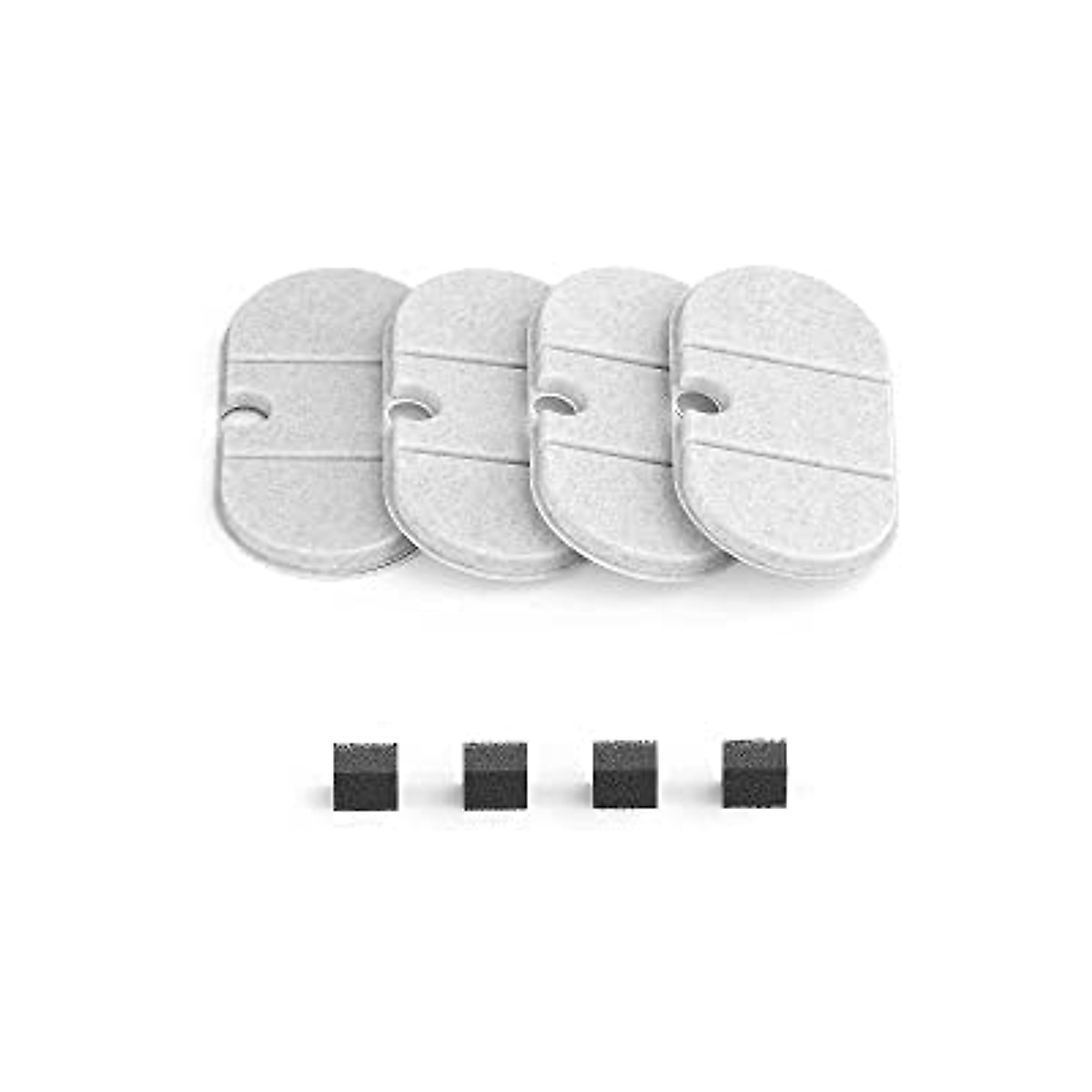 PETLIBRO 4 Packs Replacement Filters for Capsule Cat Water Fountain PLWF002, 2 Months Set of Replacement Filters for Ultra Quiet Pet Water Fountain