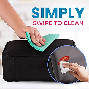 Zulay Insulated Lunch Bag - Thermal Kids Lunch Bag With Spacious Compartment & Built-In Handle - Portable Back To School Lunch Bag For Kids, Boys, & Girls To Keep Food Fresh (Black)