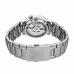 SEIKO Men's SNKA01K1 5 Automatic White Dial Stainless Steel Watch